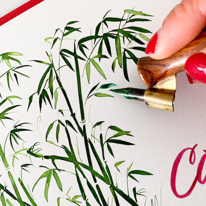 Kalo Make Art | Hong Kong Calligraphy Workshop | CNY Paintings with Nib ...