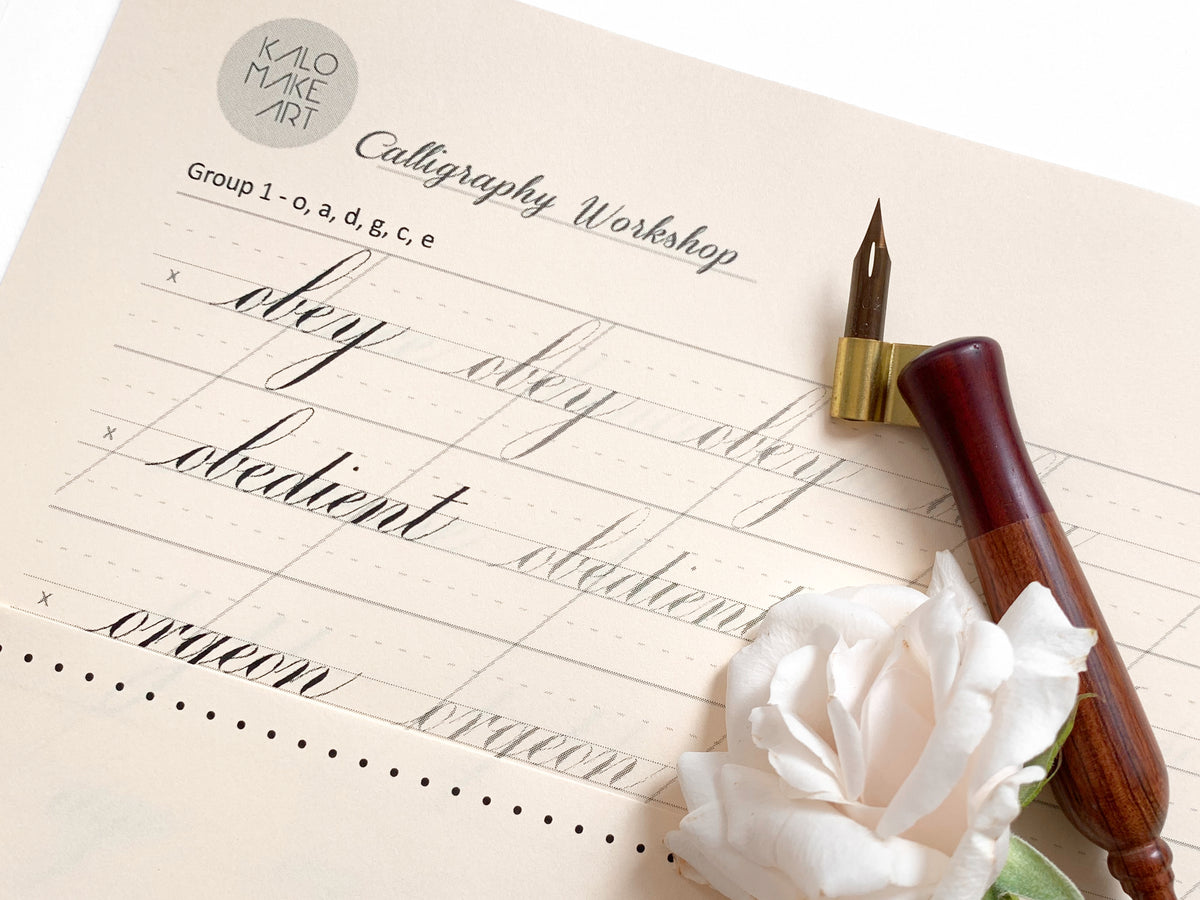 Kalo Make Art | Hong Kong Calligraphy Supply | CONNECTED WORDS ...